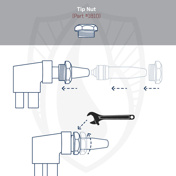 Tip Nut #1810 - Petrogen, Inc